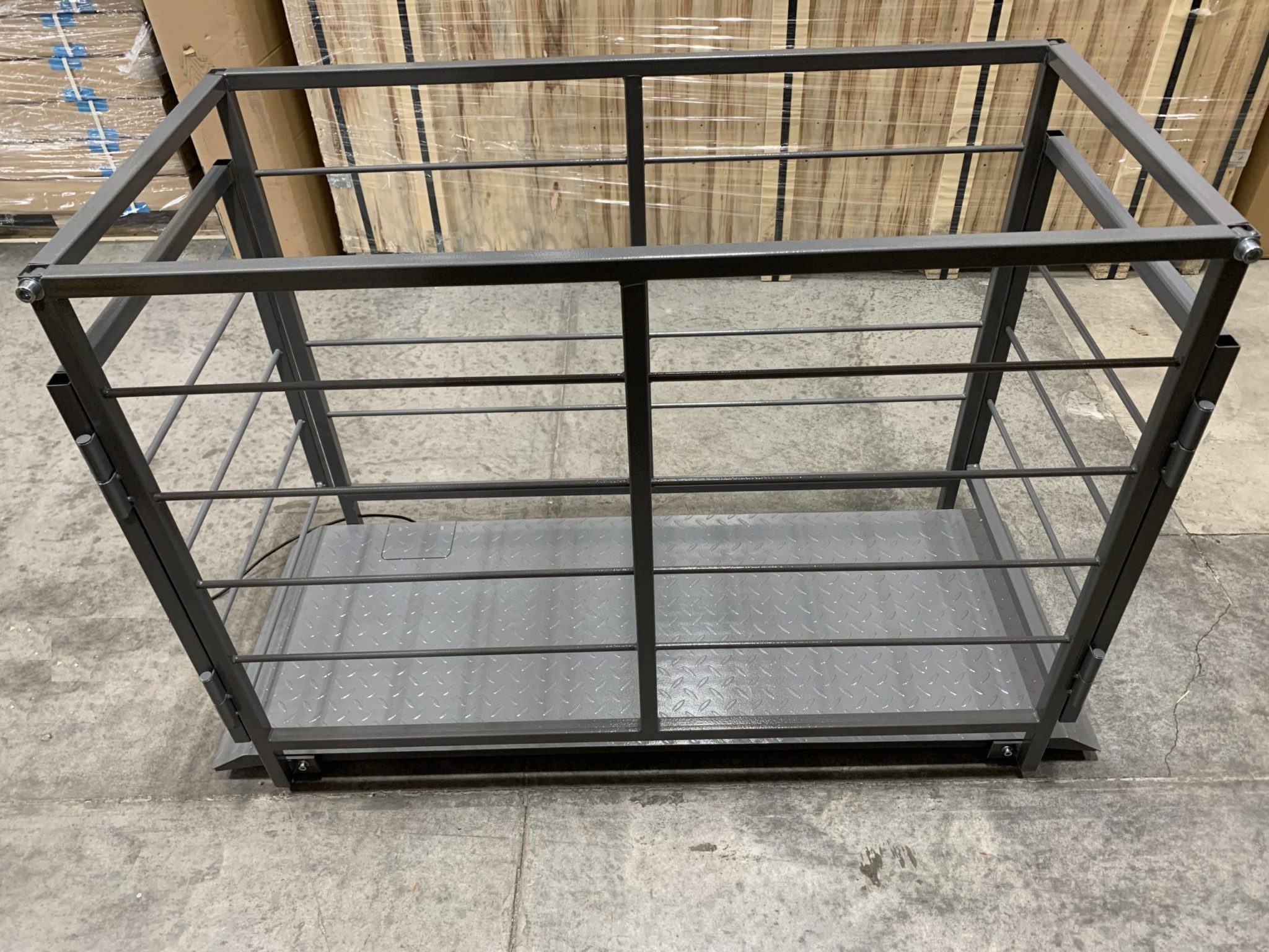 1000 lb Livestock Scale – Heavy-Duty Animal Weighing Deck