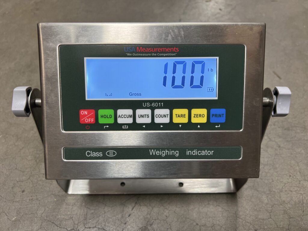 US-AX1030-80K Axle Scale 80,000 lb (US-6011SS Indicator) - USA Measurements