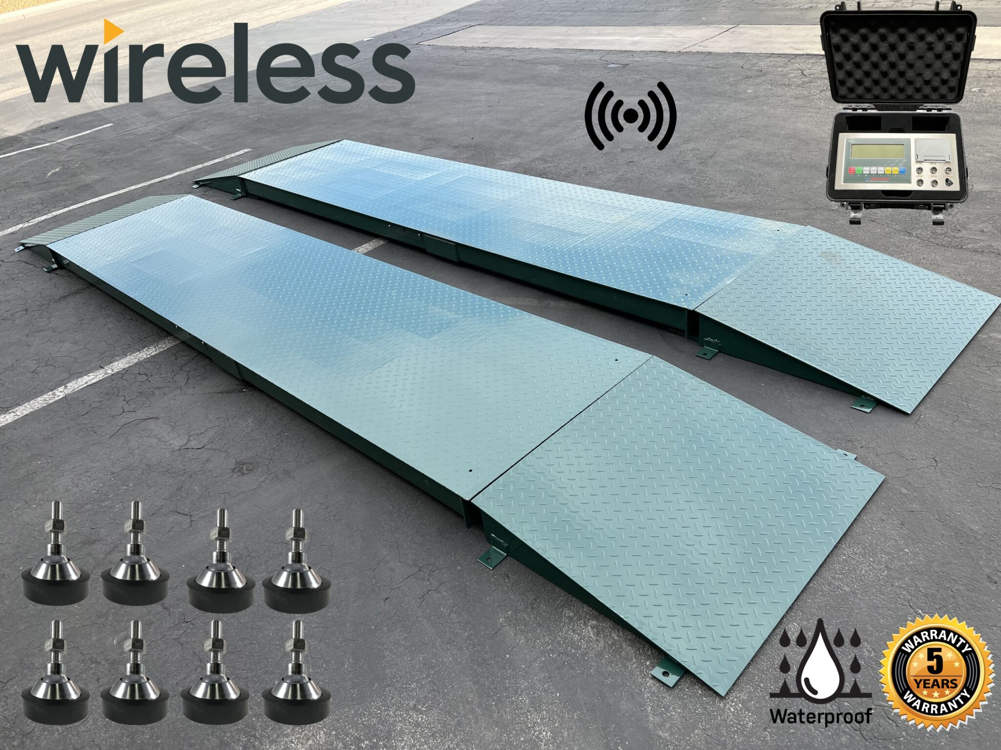 US-AX730-60K Axle Scale 60,000 lb (Wireless US-M5 Indicator & Printer ...