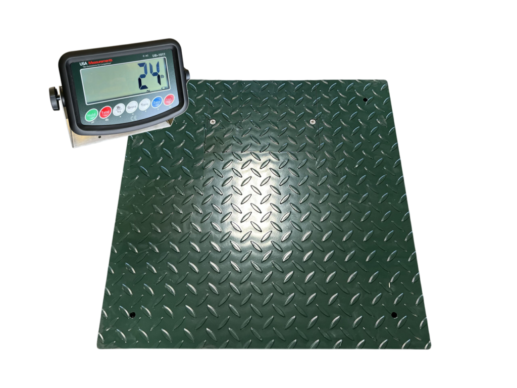 US-E6060 "Etek" 5x5 Floor Scale (5,000 lb x 1 lb) - USA Measurements