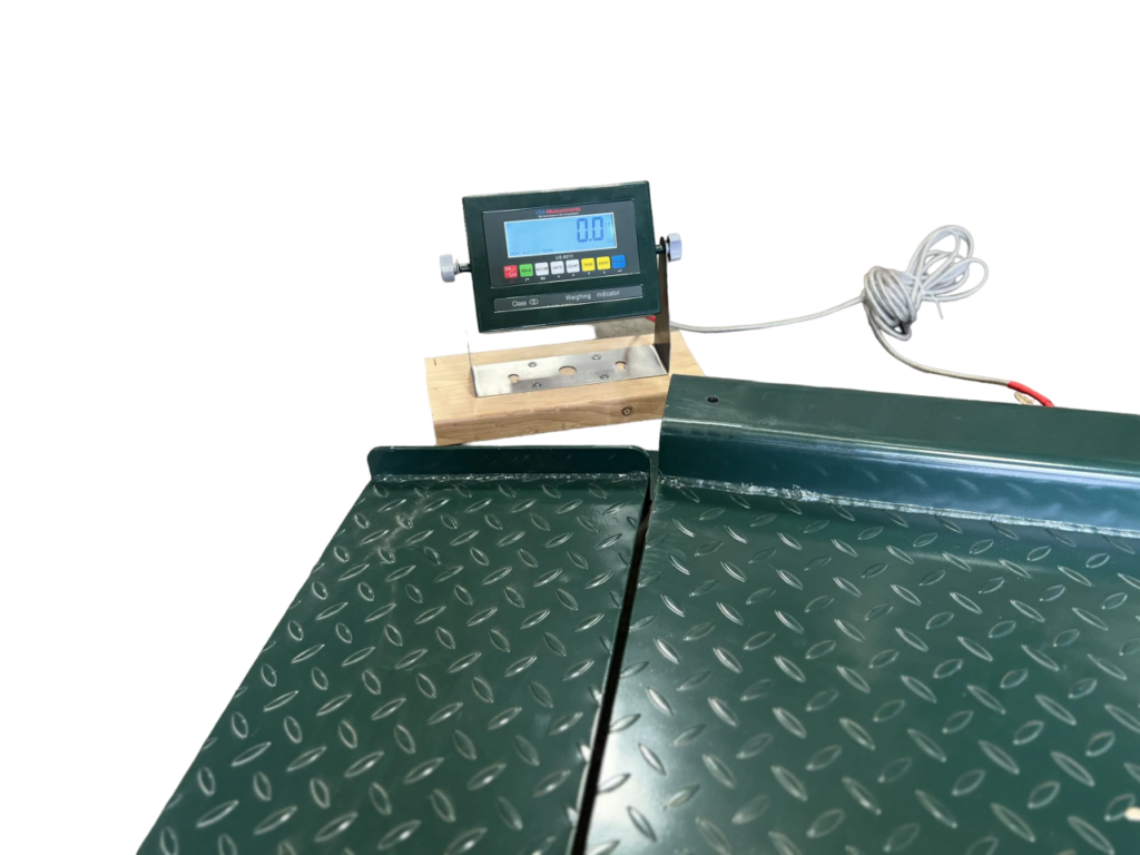 US-LDL4848 "Ultra Low" Drum Scale (5,000 lb x 1 lb) - USA Measurements