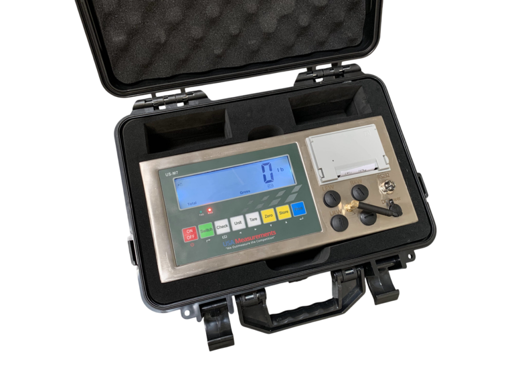 US-M1214W “iWheel” Weigh Pad Scale 5,000 lb (2 Pads) - USA Measurements