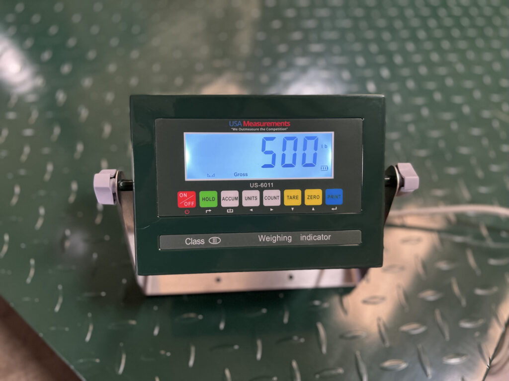 US-MR6060 “Mr Reliable” 5x5 Floor Scale NTEP (10,000 lb x 2 lb) - USA ...