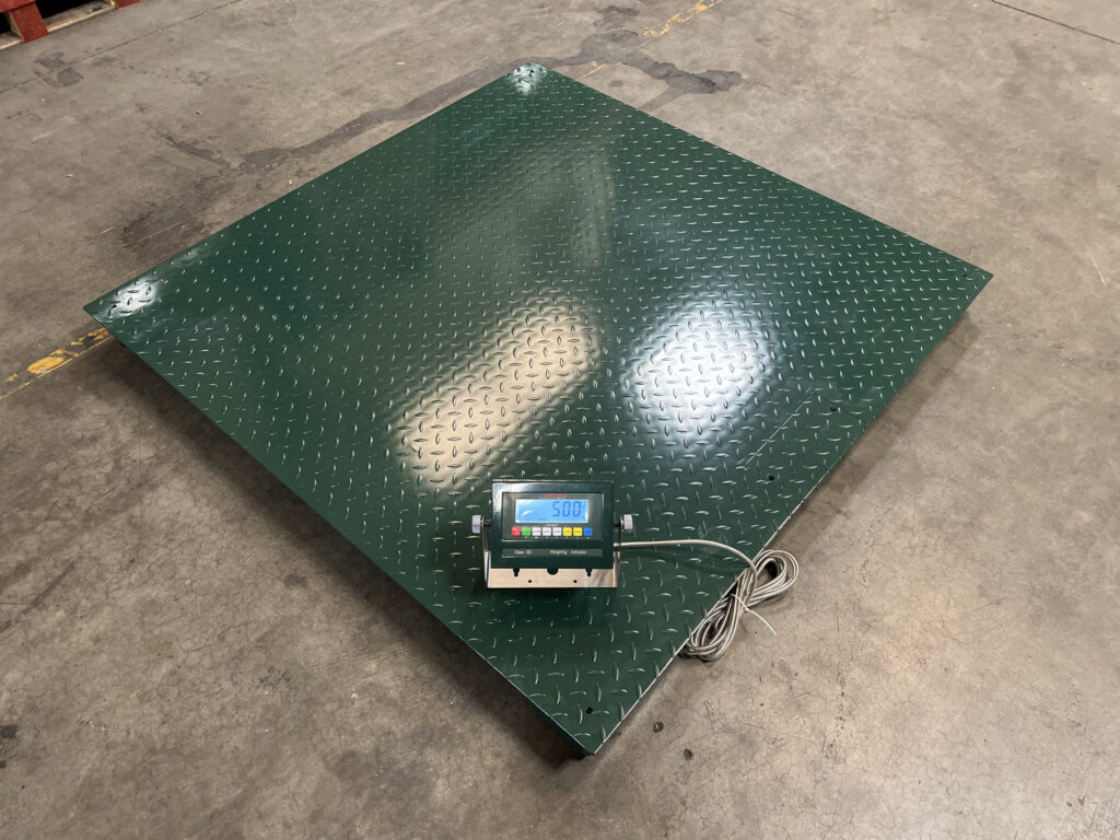 US-MR4848 “Mr Reliable” 4×4 Floor Scale & Two Ramps NTEP (10,000 lb x 2 ...