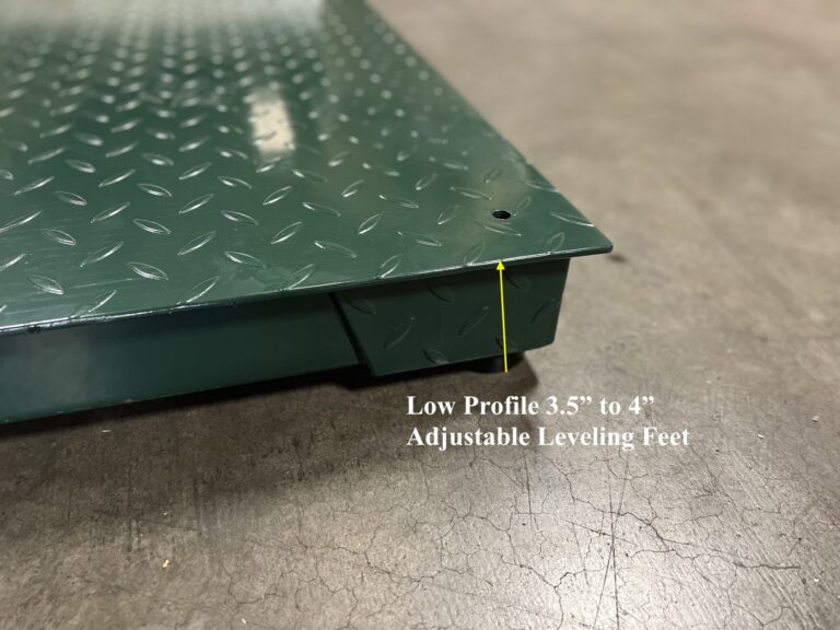 US-MR4848 “Mr Reliable” 4×4 Floor Scale & Two Ramps NTEP (10,000 lb x 2 ...